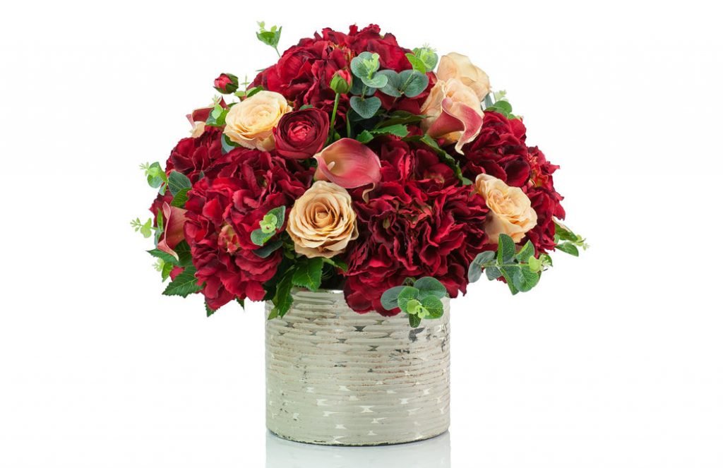 Extra Large Rose Bowl Vase | Preserved Floral Arrangements & Silk Flowers