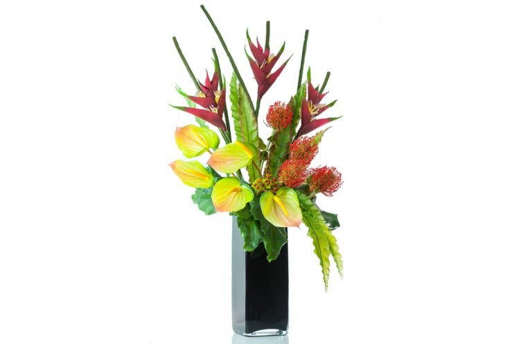 Large artificial tropical arrangements | Preserved Floral Arrangements ...